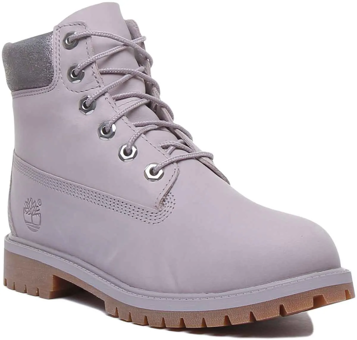 Timberland A295Q Premium 6 Inch Boot In Light Grey For Youth - Massive ...